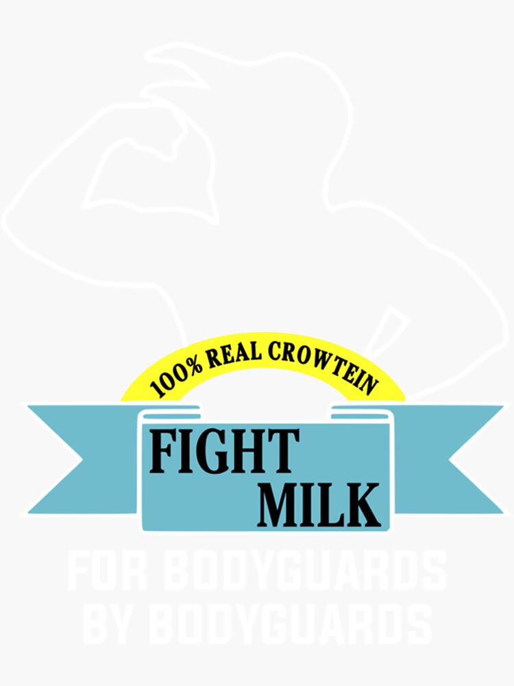 "Fight Milk Classic" Sticker by RodneyGay | Redbubble
