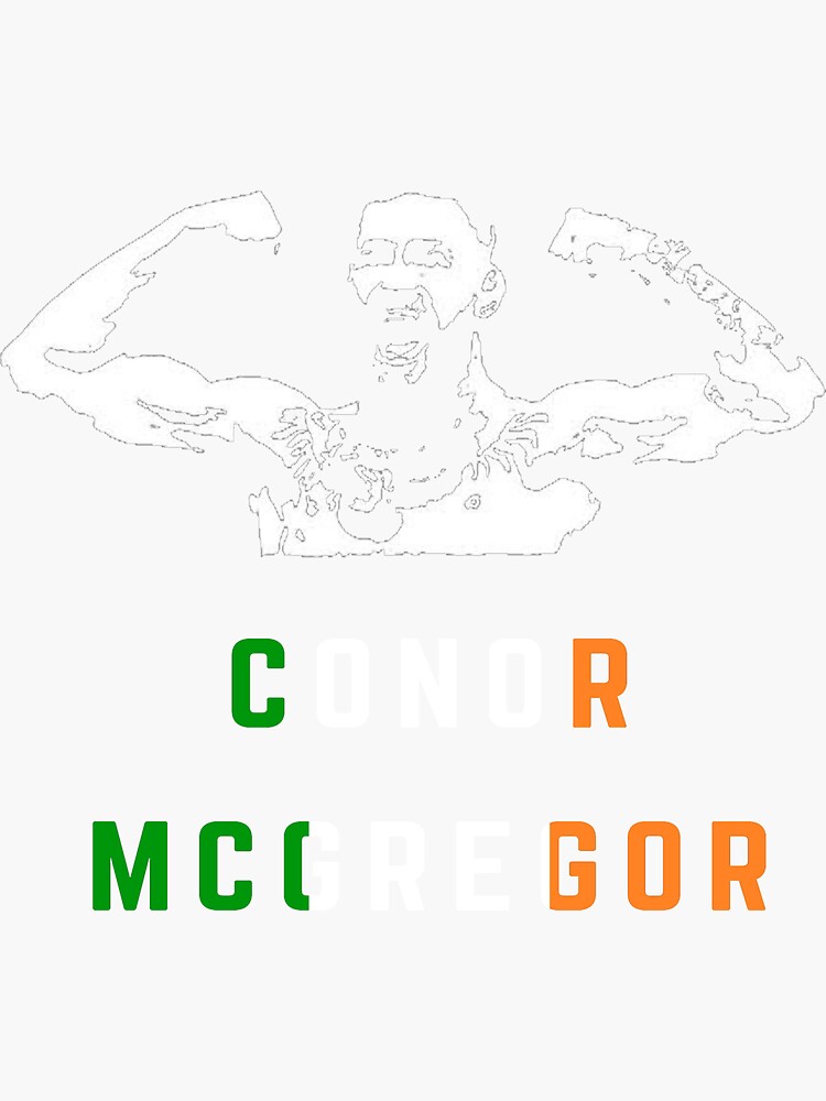 "Conor McGregor - The Notorious" Sticker by MuayTastic | Redbubble