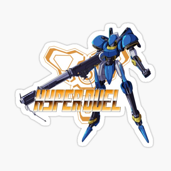 "Hyper Duel - Storm Forgel Full Color" Sticker for Sale by DANMAKUMAN ...
