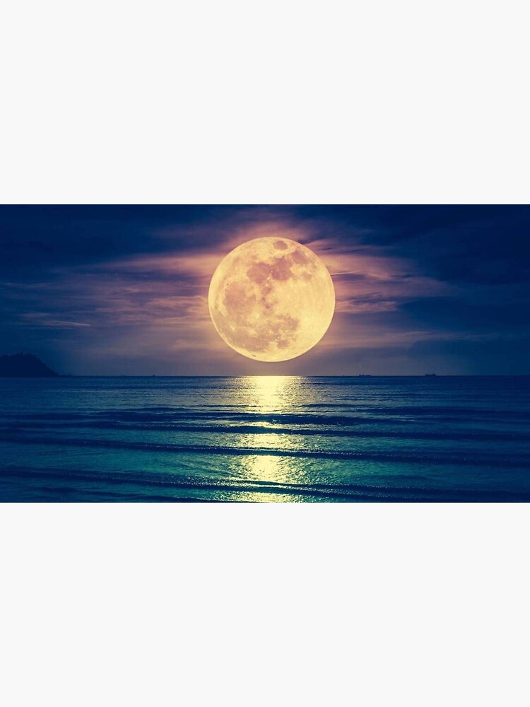 Lámina fotográfica «luna,luna llena,luna entera,cielo,claridad,noche ...