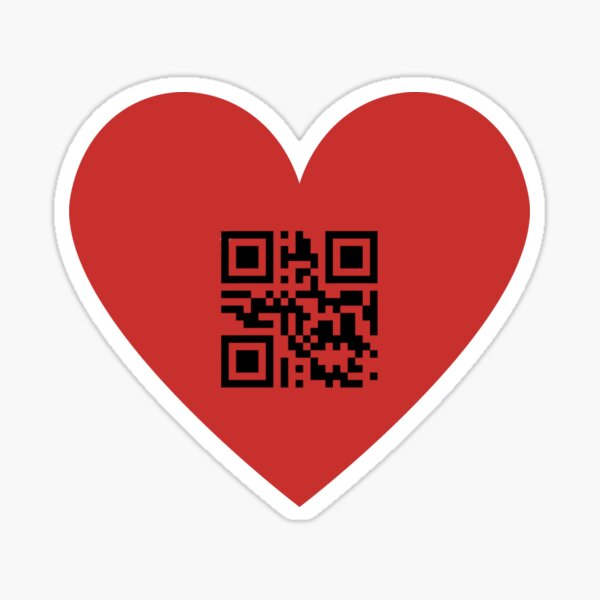 "QR Code - Jesus loves you" Sticker for Sale by SPro09 | Redbubble