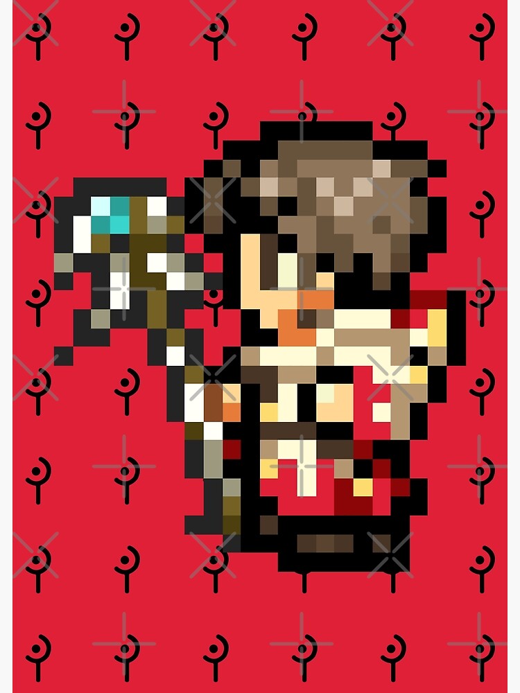 "Final Fantasy XIV 14 - White Mage WHM Sprite" Metal Print for Sale by ...