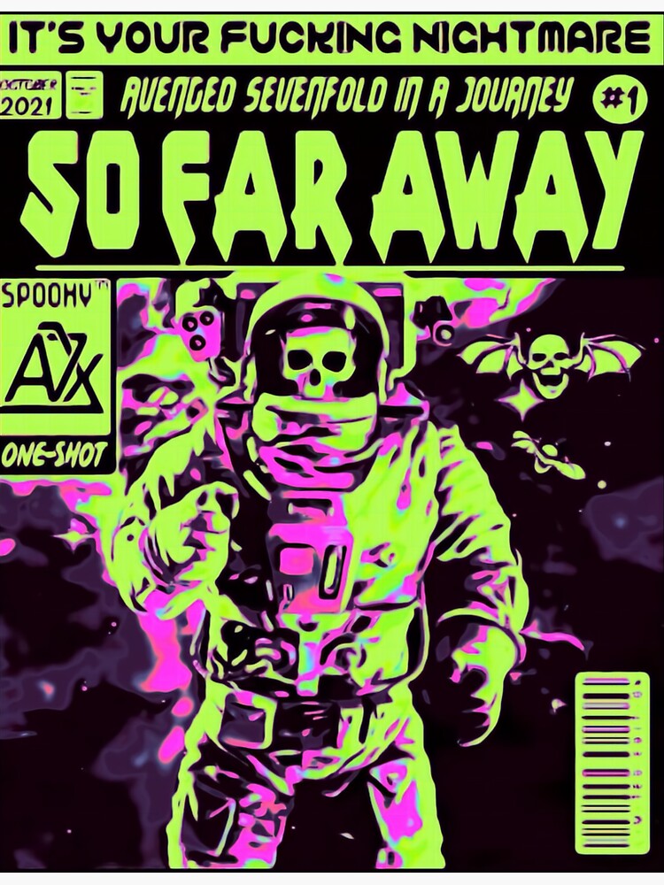 "avenged sevenfold spaceman so far away inspired comic design art ...