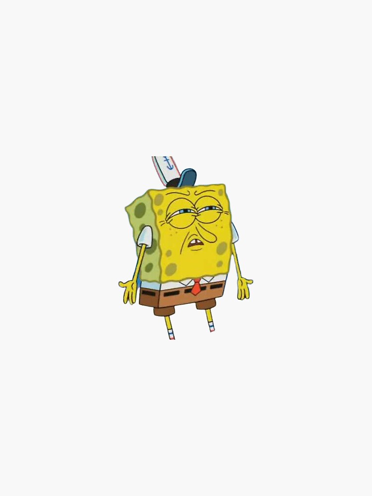 "Spongebob Meme" Sticker by HaydnOfficial | Redbubble