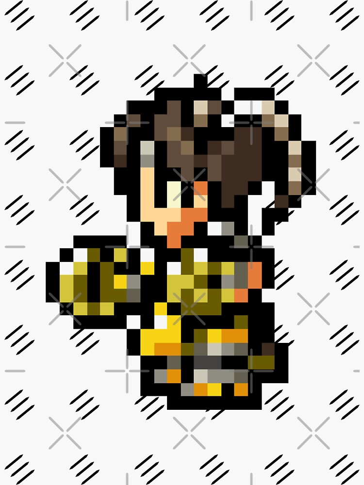 "Final Fantasy XIV 14 - Monk MNK Sprite" Sticker for Sale by ZeWiss ...