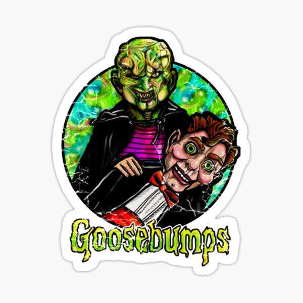 "Goosebumps The Haunted Mask And Slappy" Sticker for Sale by ...