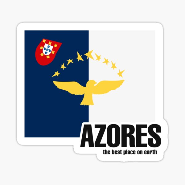 "Azores Tshirt Flag" Sticker by tomascosta | Redbubble