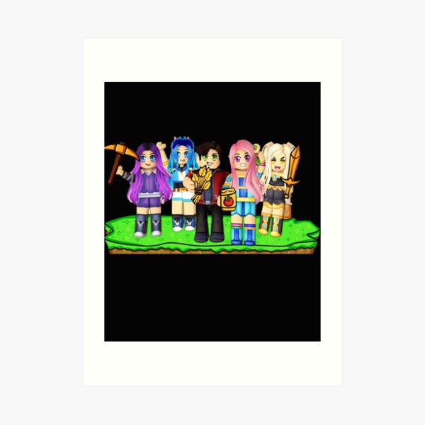 "MineCraft - Itsfunneh Krew Team" Art Print for Sale by Lihncoldbe ...