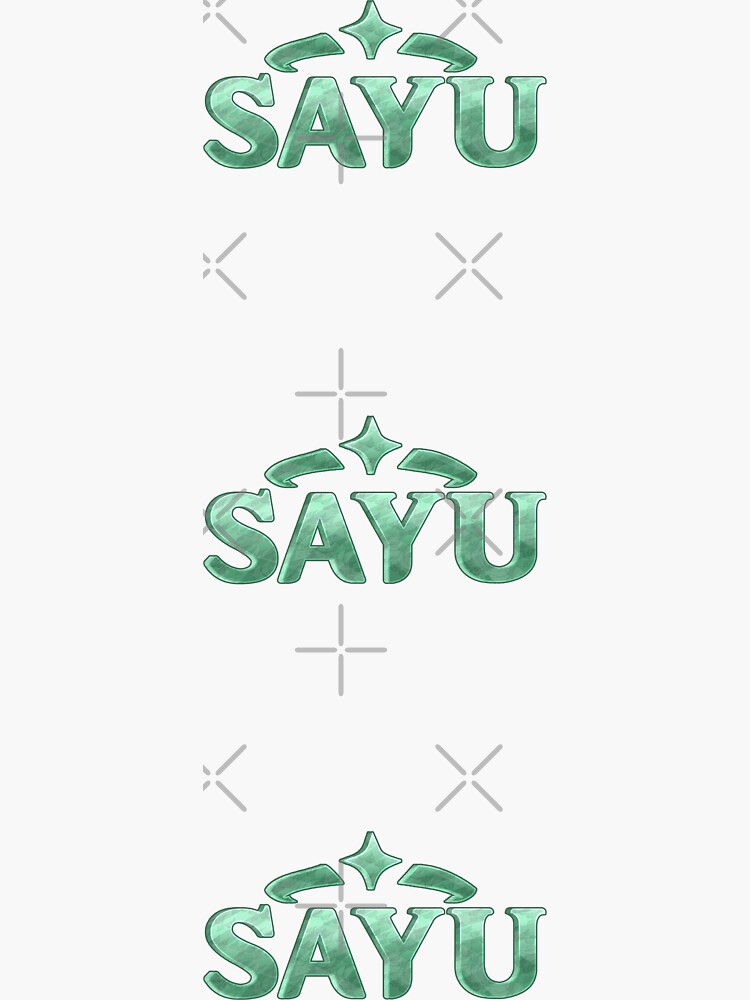Pegatina «Impacto de Genshin - Sayu» de 1umynst | Redbubble