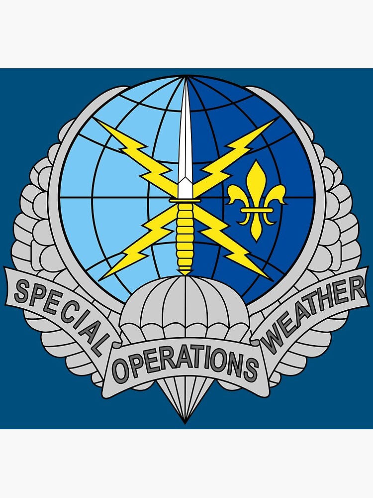 "United States Air Force Special Operations Weather Team" Art Print by ...