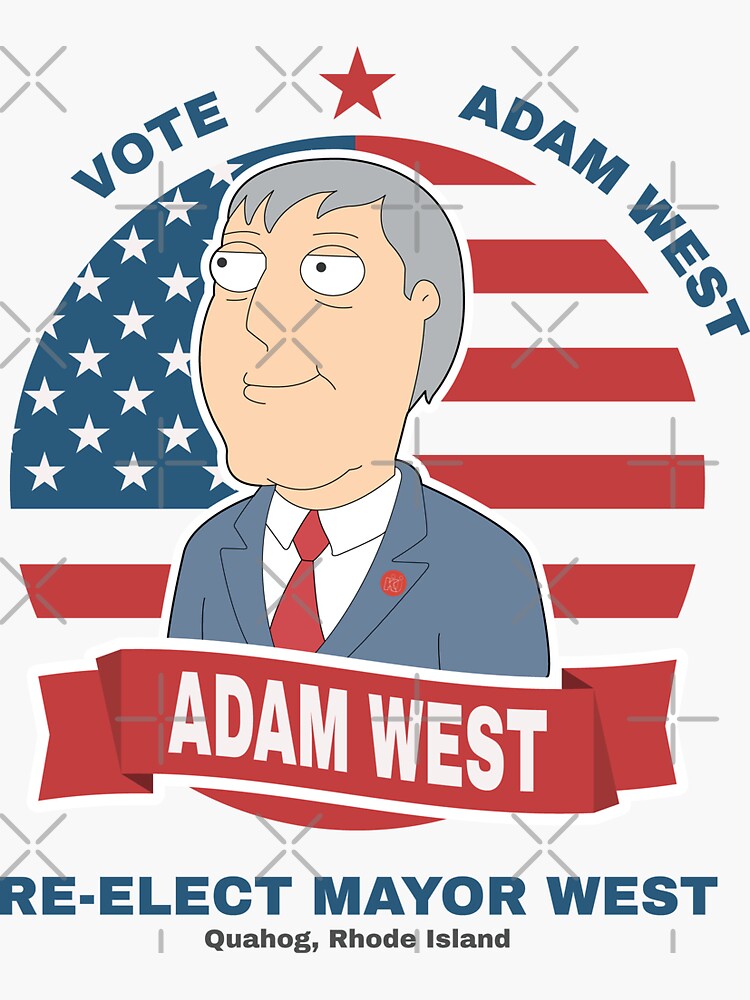 "Vote Mayor West Sticker" Sticker by Studio-Civ | Redbubble
