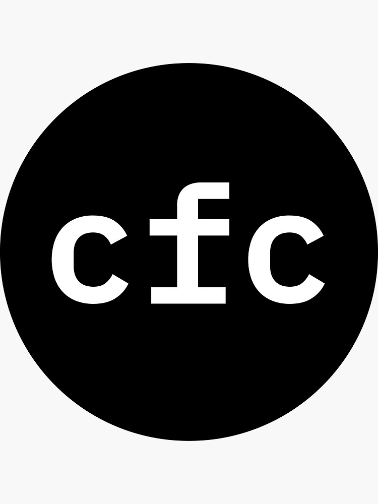 "Circle Logo" Sticker for Sale by CFC-Shop | Redbubble