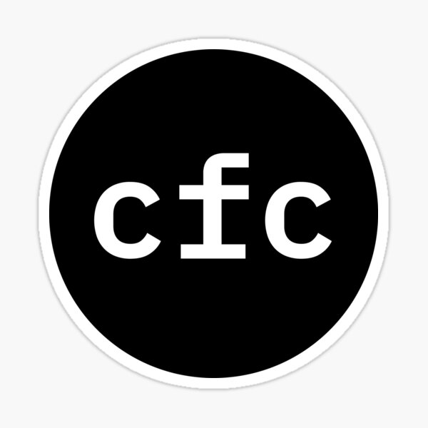 "Circle Logo" Sticker for Sale by CFC-Shop | Redbubble