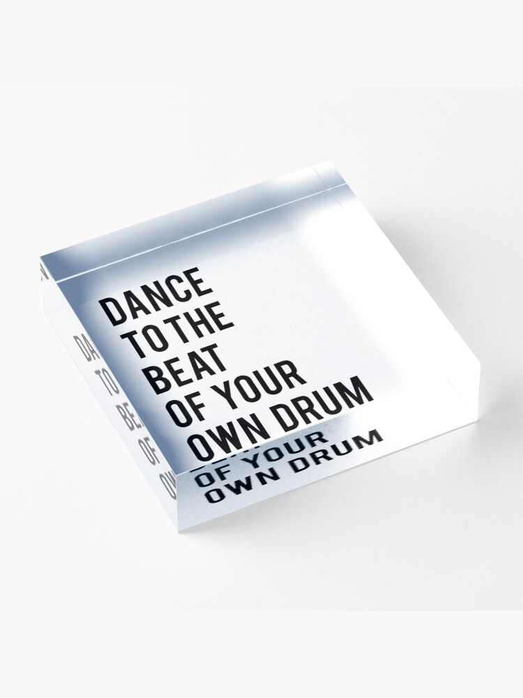 "Dance to the beat of your own drum printable quotes dance print black ...