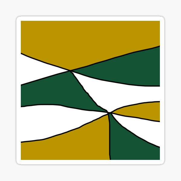 "color with black line" Sticker for Sale by FaUzzn1TOKO | Redbubble