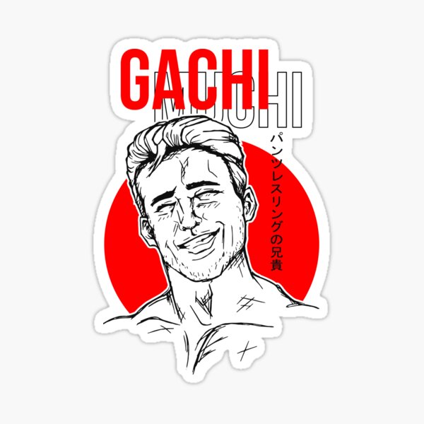 "Gachi pride guy" Sticker by Carolyavis | Redbubble