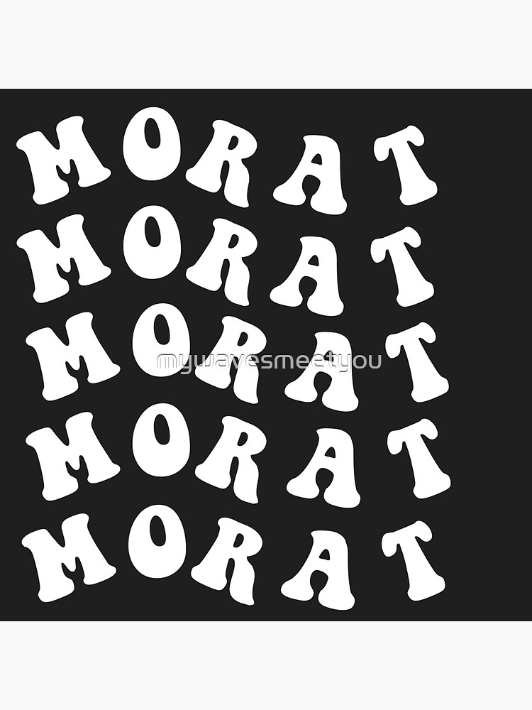 "Morat sticker-design" Sticker by mywavesmeetyou | Redbubble