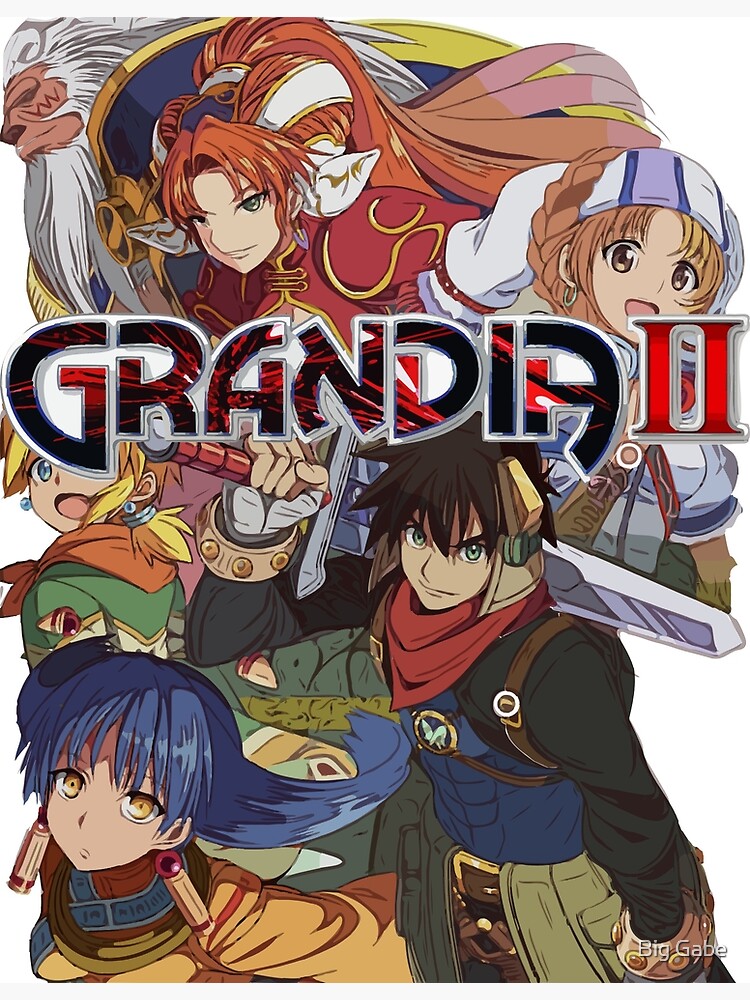 "Grandia 2" Poster for Sale by PeterGabriel89 | Redbubble