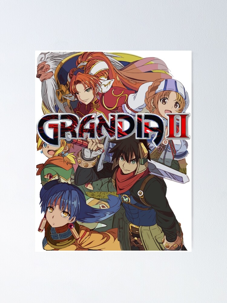 "Grandia 2" Poster for Sale by PeterGabriel89 | Redbubble