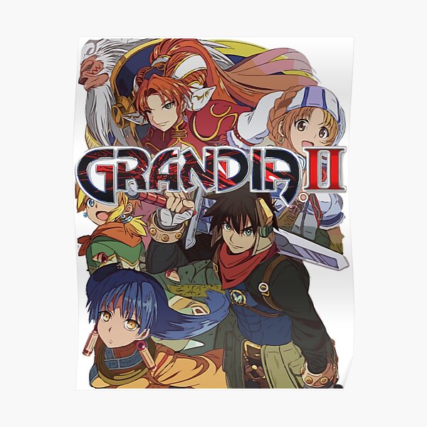 "Grandia 2" Poster for Sale by PeterGabriel89 | Redbubble