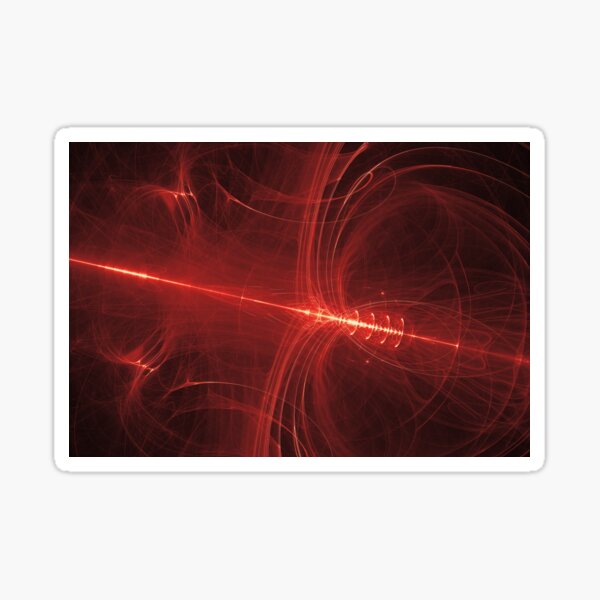 "Abstract Red Black" Sticker by TDogVoid | Redbubble