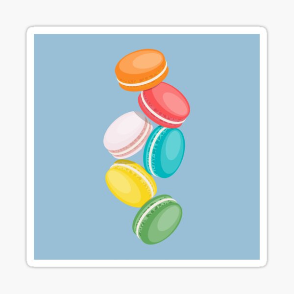 "Macaroon illustration." Sticker by Natalia4321 | Redbubble