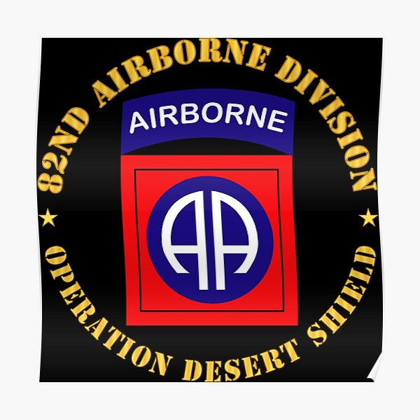 Póster «Ejército - 82 División Aerotransportada - Operación Escudo del ...