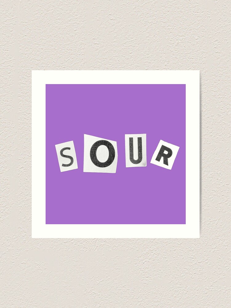 "Olivia Rodrigo | Sour Album Tour " Art Print for Sale by amxdesigns ...