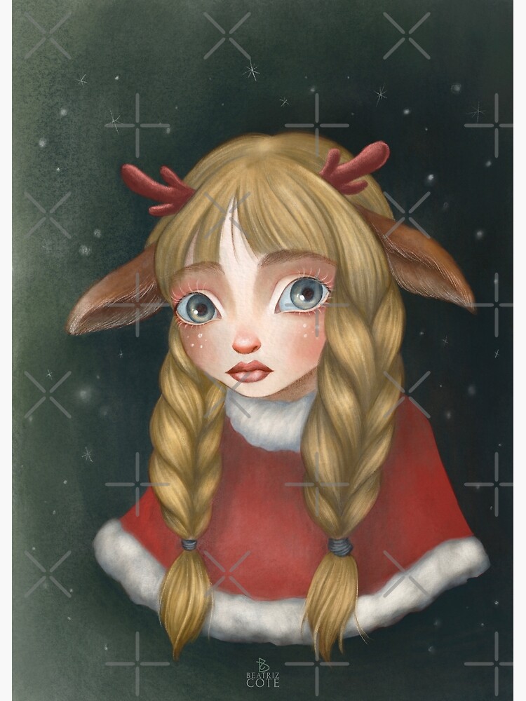 "Fawn girl" Poster for Sale by beatrizcote | Redbubble