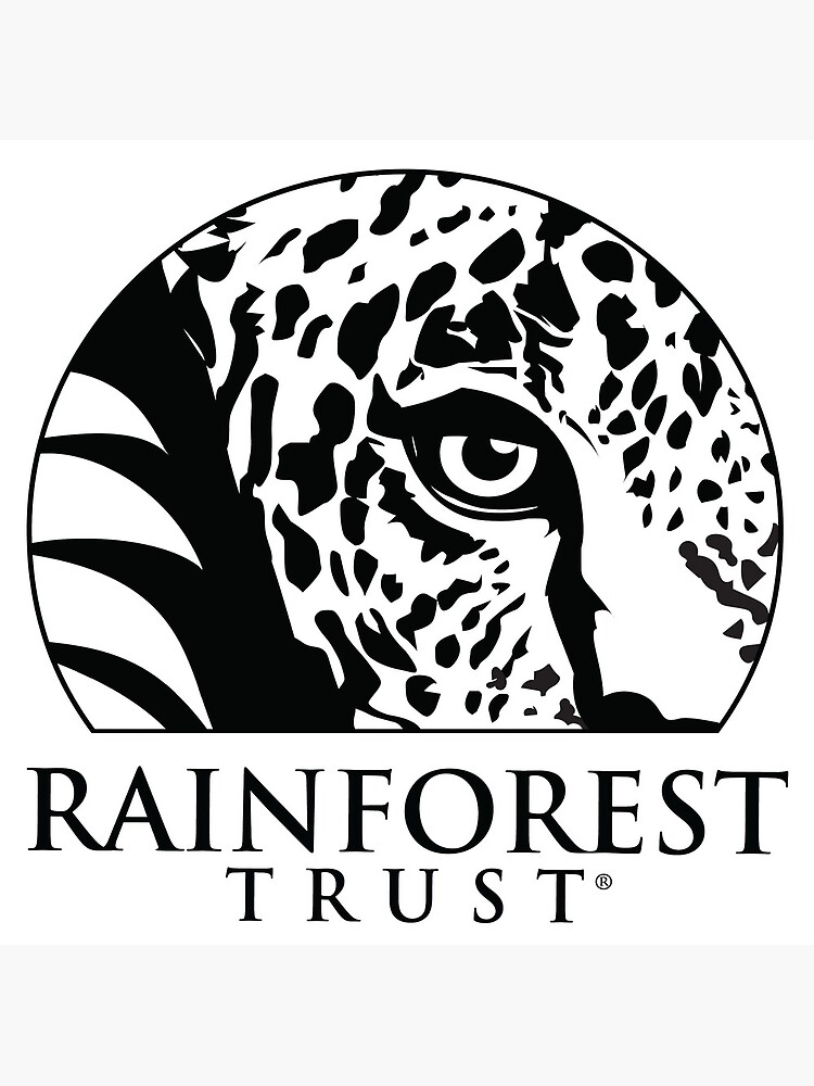 "Rainforest Trust in black & white" Poster for Sale by RainforestTrust | Redbubble