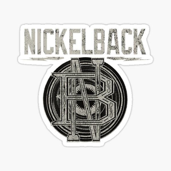 Pegatina «Vintage Virtual Nickelbacks Band Music Legend Años 70 Años 80 ...