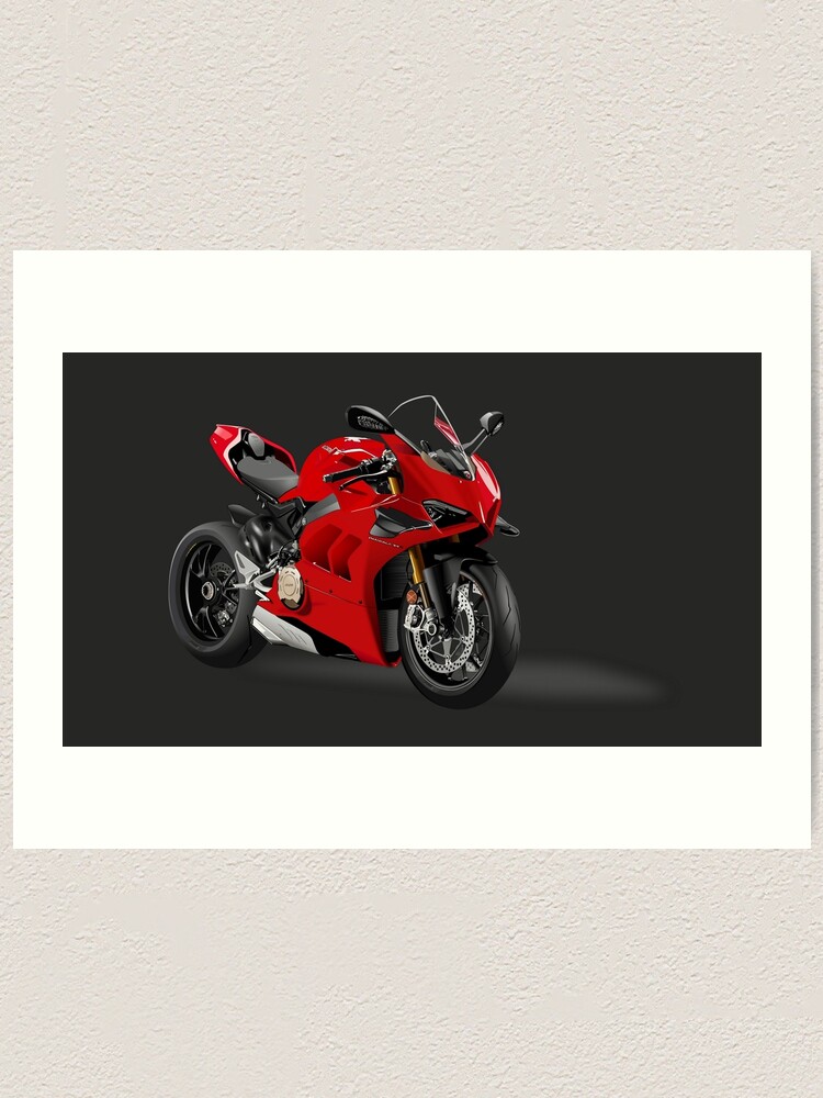 "Ducati Panigale Digital Drawing" Art Print by Macky | Redbubble
