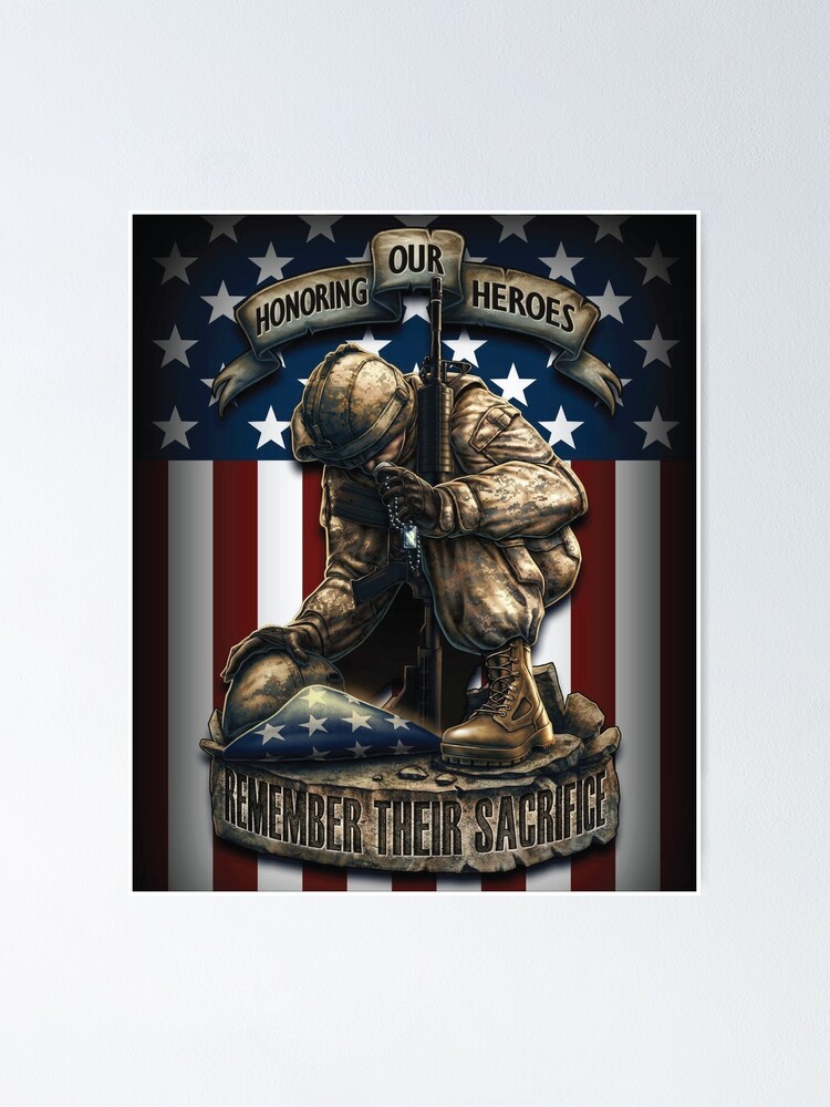 "US Veterans - Honoring our heroes, remember their sacrifice" Poster ...