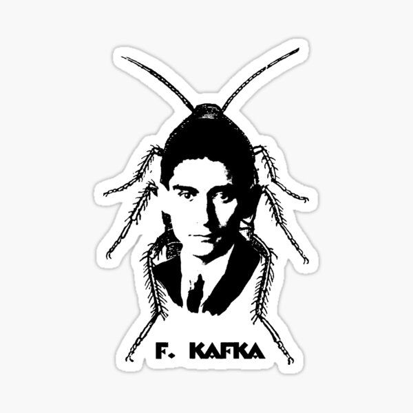 "Franz Kafka Beetle" Sticker for Sale by carefuldisorder | Redbubble