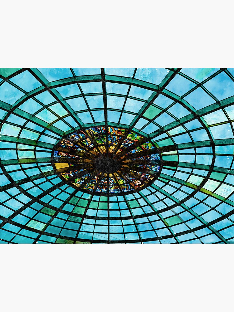 "Stained Glass Ceiling" Sticker by Earth-Magic | Redbubble