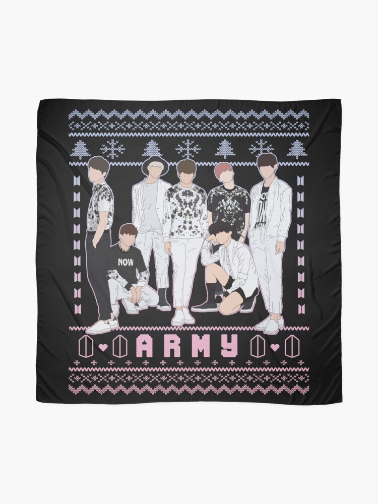 Pañuelo «KPOP ARMY - SARANGHAE I LOVE YOU K-POP K-DRAMA Suéter navideño ...