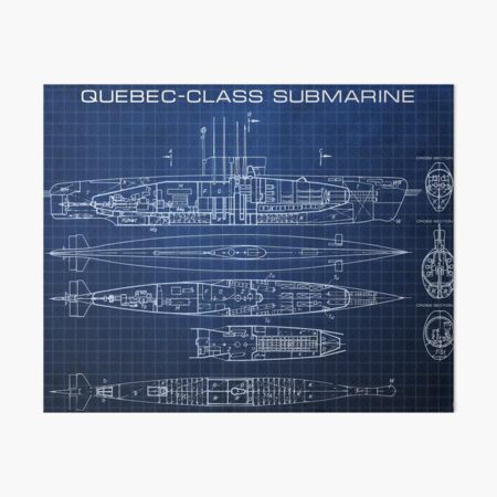 "Quebec Class Submarine (NATO name)" Art Board Print by Edpod | Redbubble