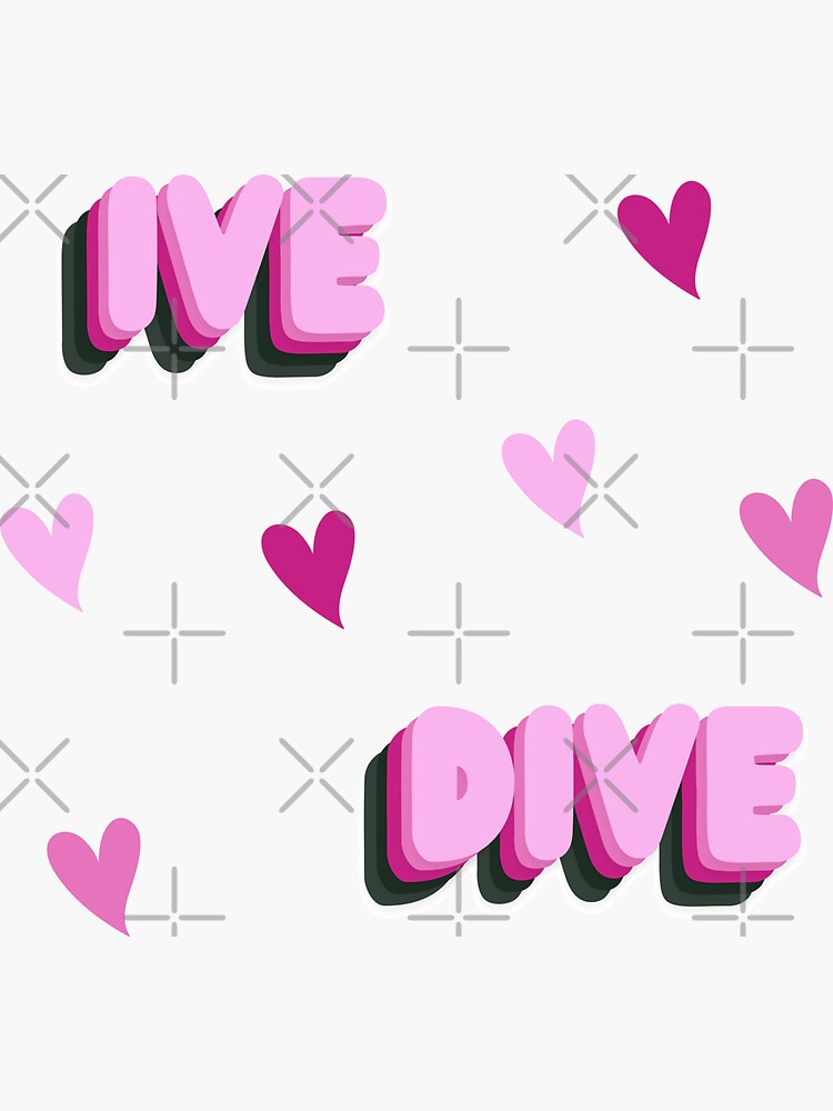 "ive sticker pack" Sticker for Sale by puki-ycdi | Redbubble