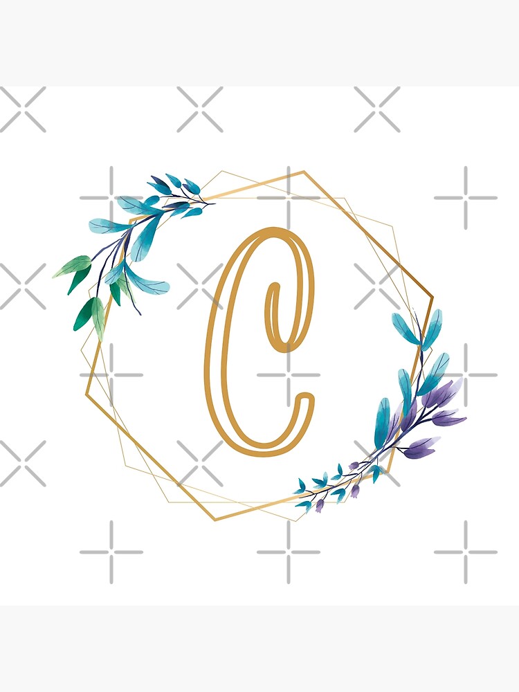 Letra Decorativa C Clipart