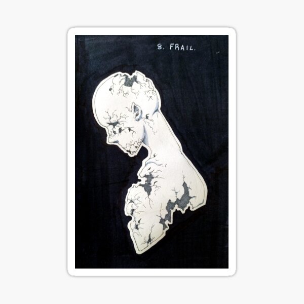 "Broken" Sticker by ShinzoArt | Redbubble