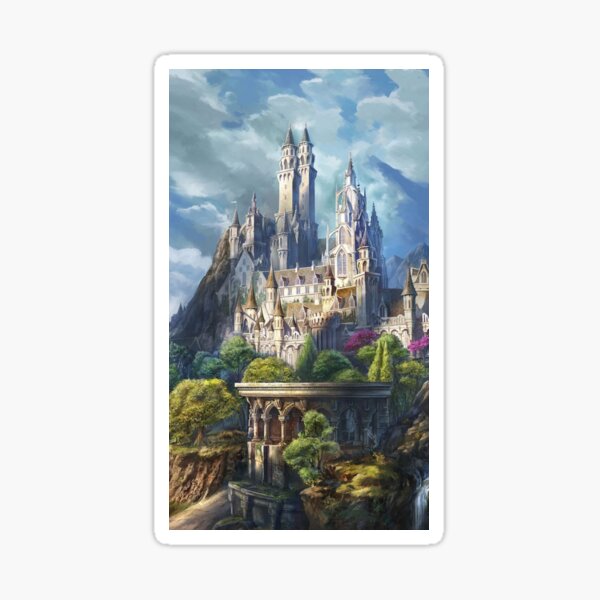 "Elder Scrolls Oblivion Castle " Sticker for Sale by Vintage-Travler ...