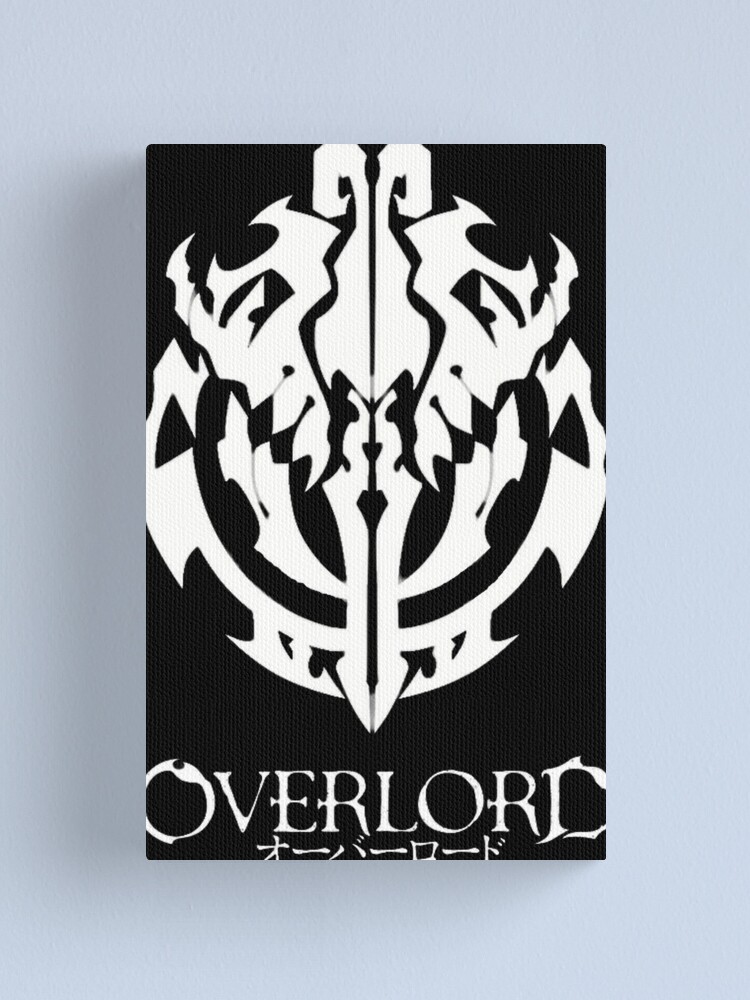 "Overlord Anime - Guild Emblem - Ainz Ooal Gown" Canvas Print for Sale ...