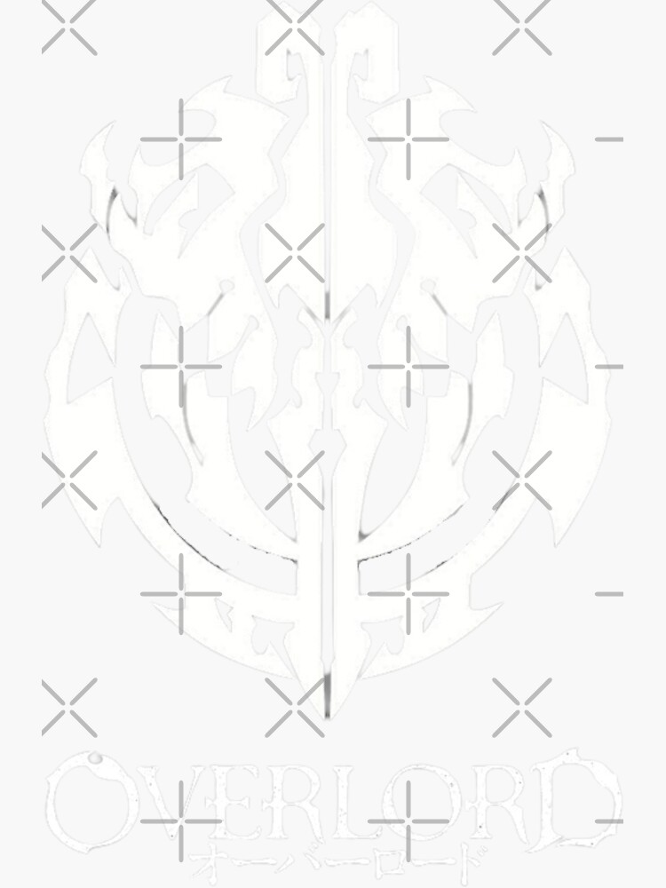 Pegatina «Overlord Anime - Guild Emblem - Ainz Ooal Gown» de ...