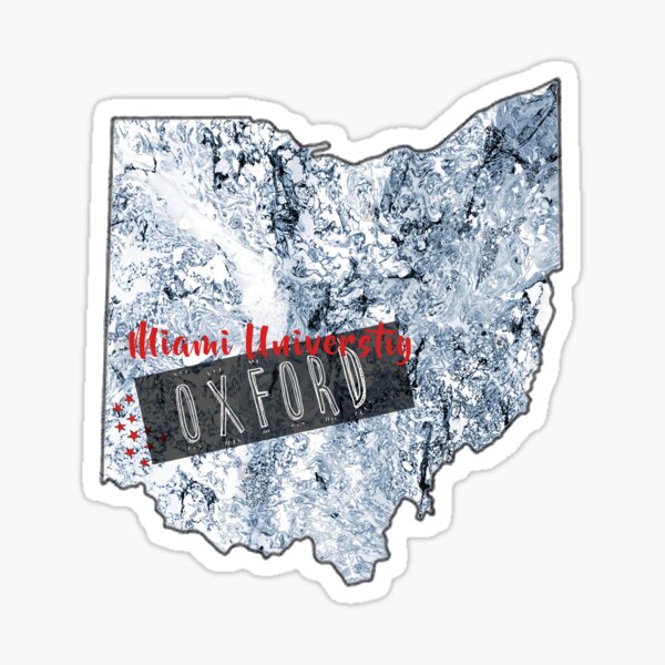 "Miami of Ohio" Sticker by kelseyq | Redbubble