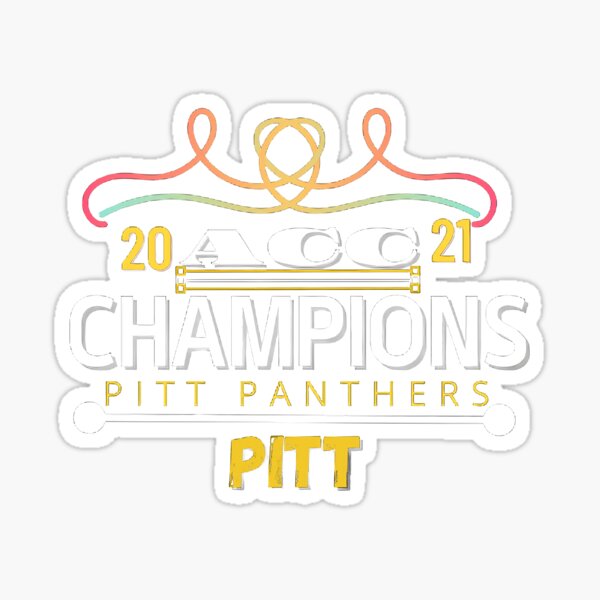 "Pitt Acc Championship Shirt" Sticker by Bonzovii432 | Redbubble