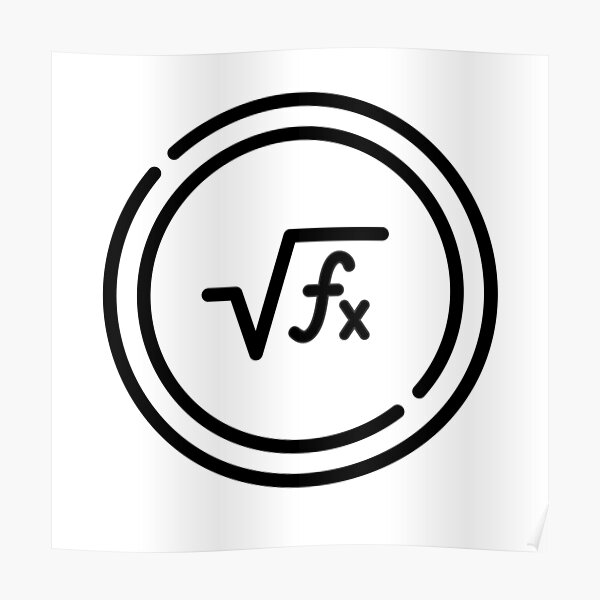 Póster «Gráficos de funciones matemáticas» de GeminisArt | Redbubble