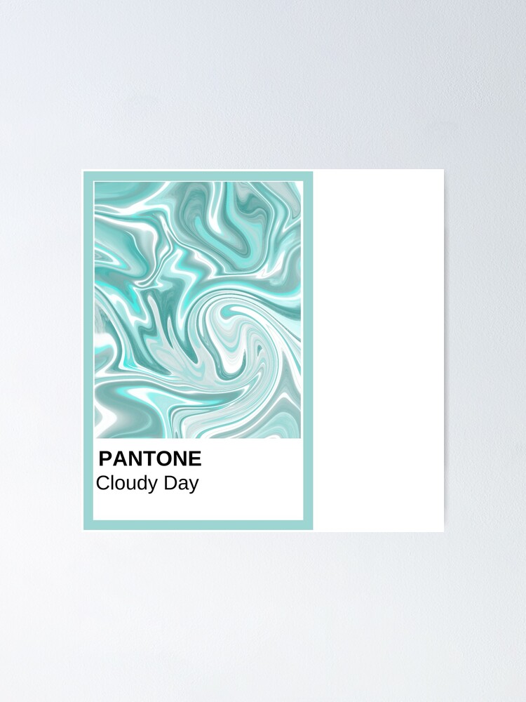 "pantone cloudy day aesthetic" Poster for Sale by venusianaffair ...