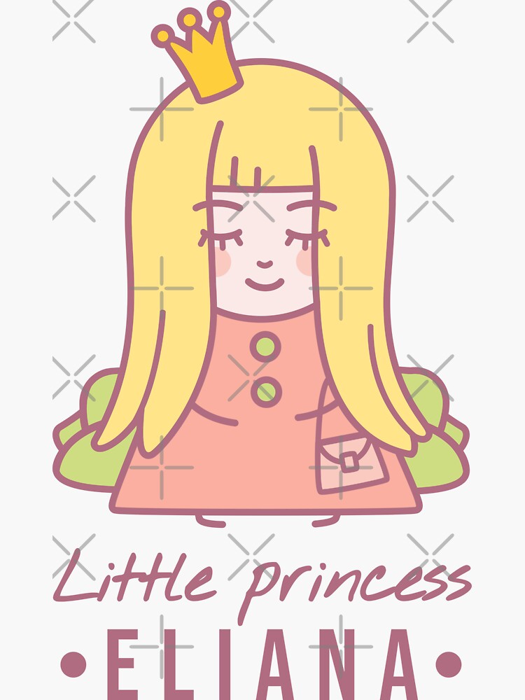 "Little princess Eliana | Blonde girl with a crown on her head and a ...
