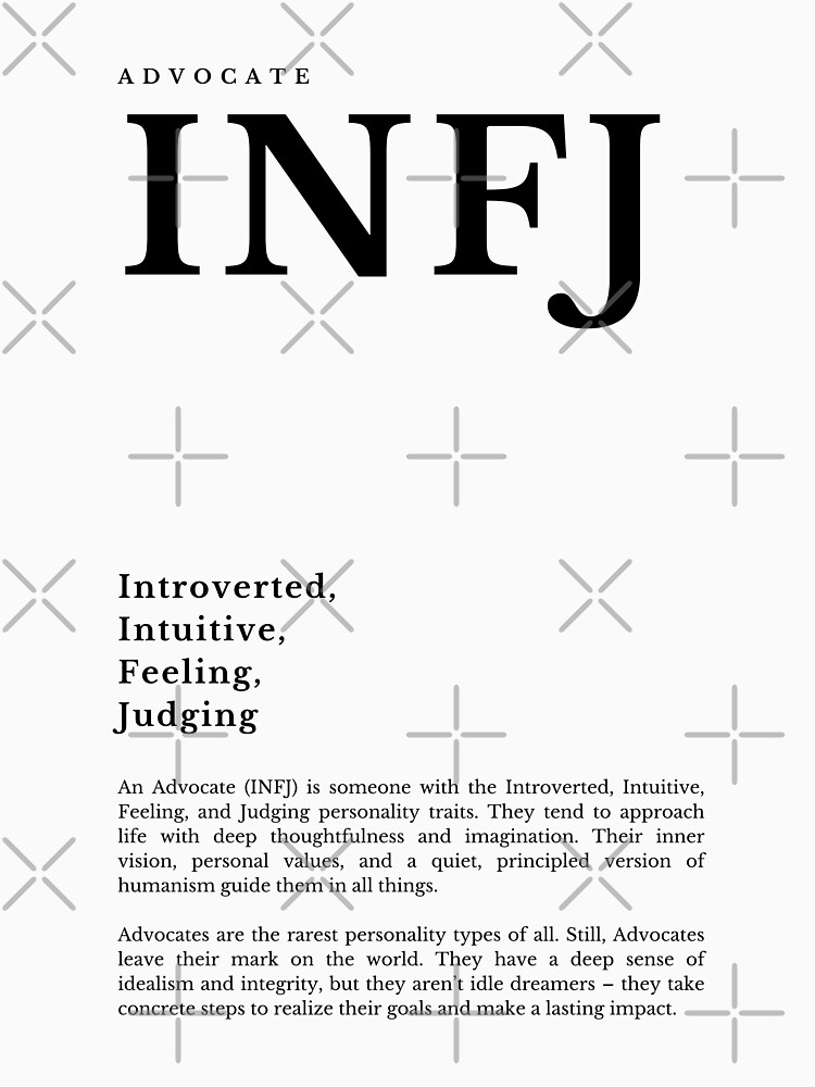"infj - mbti" T-shirt for Sale by verticalley | Redbubble | infj t ...