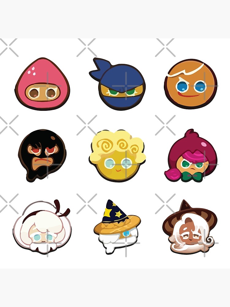 "Cookie run kingdom sticker pack or cookies set" Photographic Print by ...